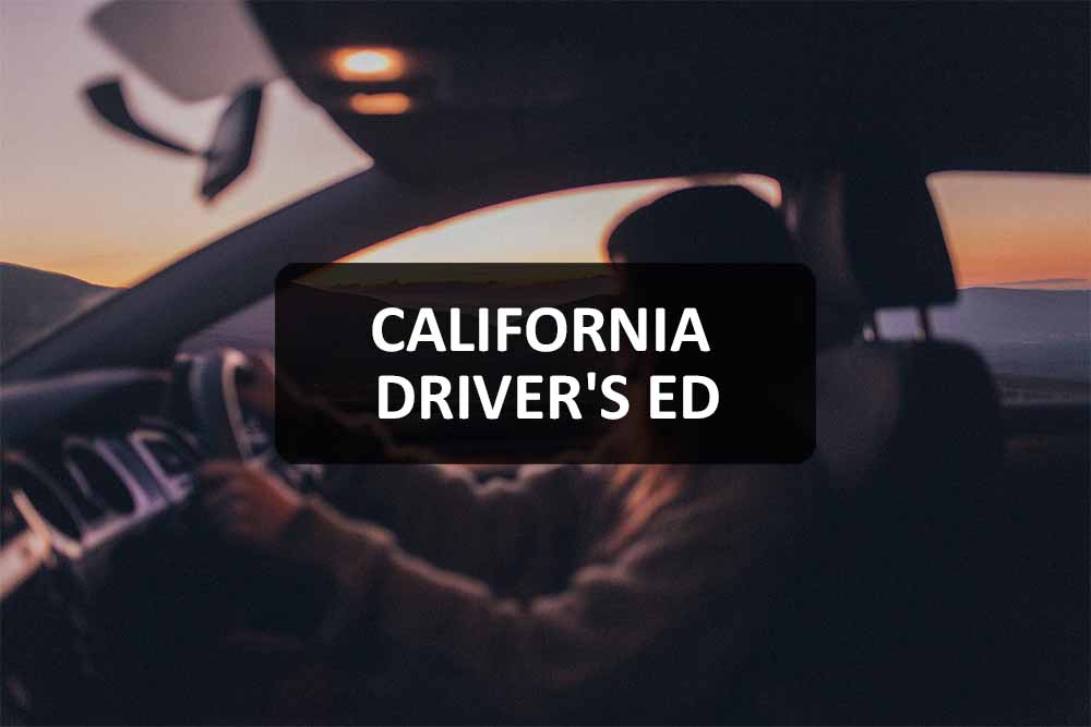 California Drivers Ed - A Lot More To Driving